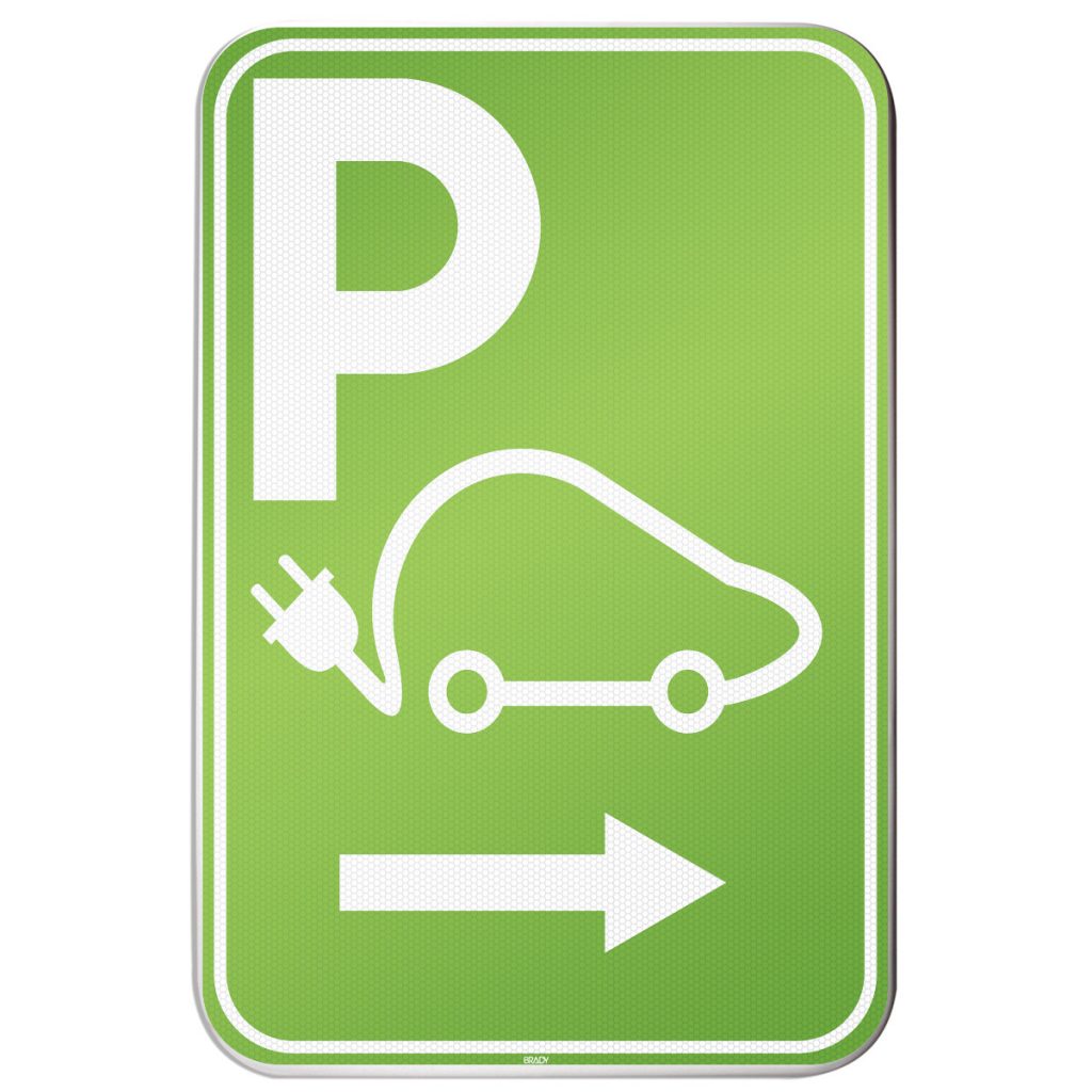 Buy Electric Vehicle Parking Directional Sign | Eintac Signage