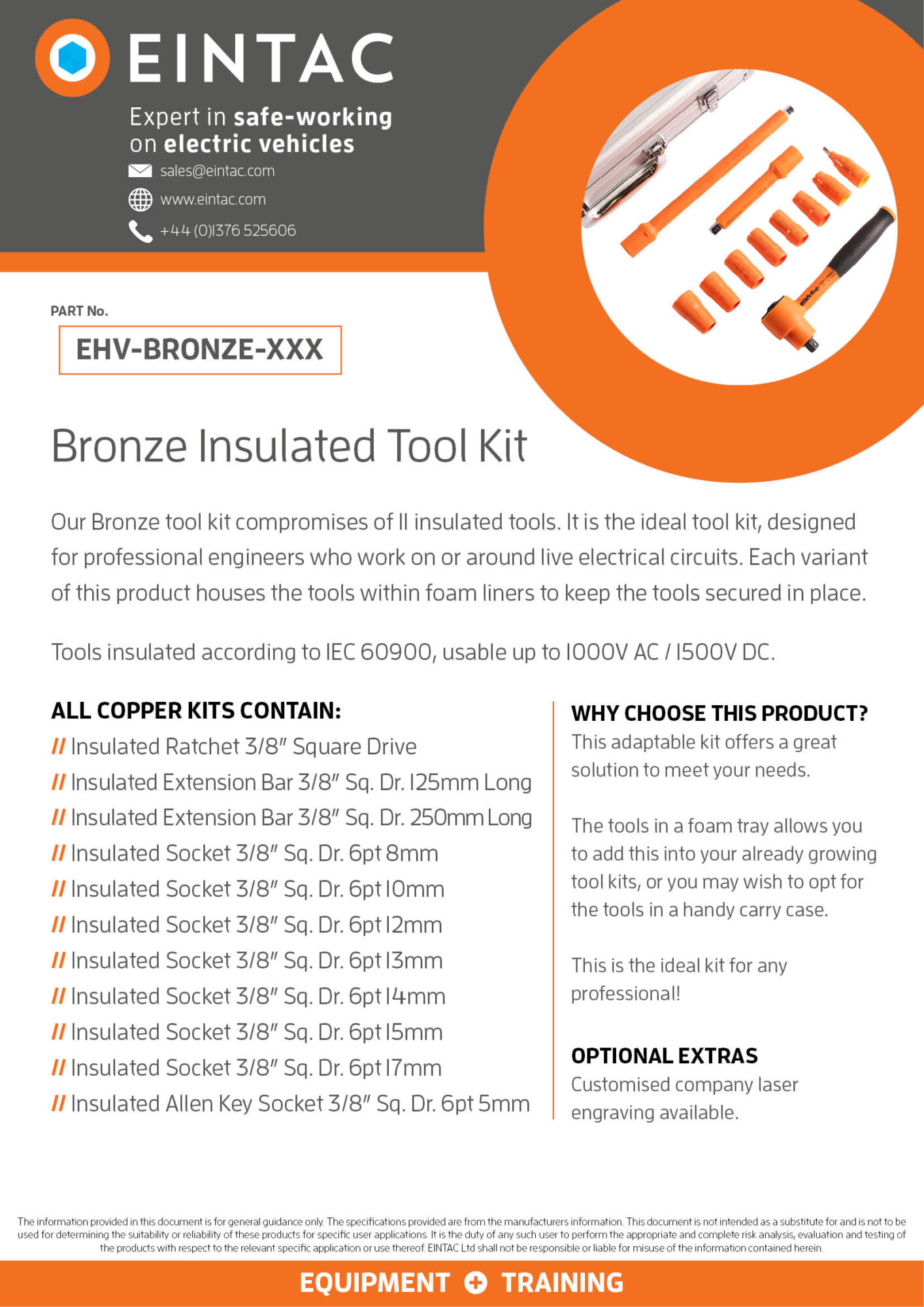 Buy Insulated Car Mechanic Tools | Copper Tool Kit | EINTAC